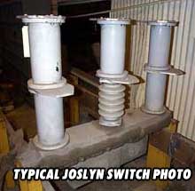 600 AMP, 46 KV, SINGLE PHASE, JOSLYN SWITCH