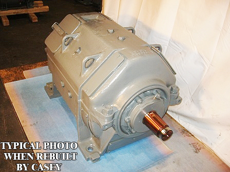 75/100 HP, 475/430 RPM, 230V, GENERAL ELECTRIC, MD612, SERIES MOTOR ...
