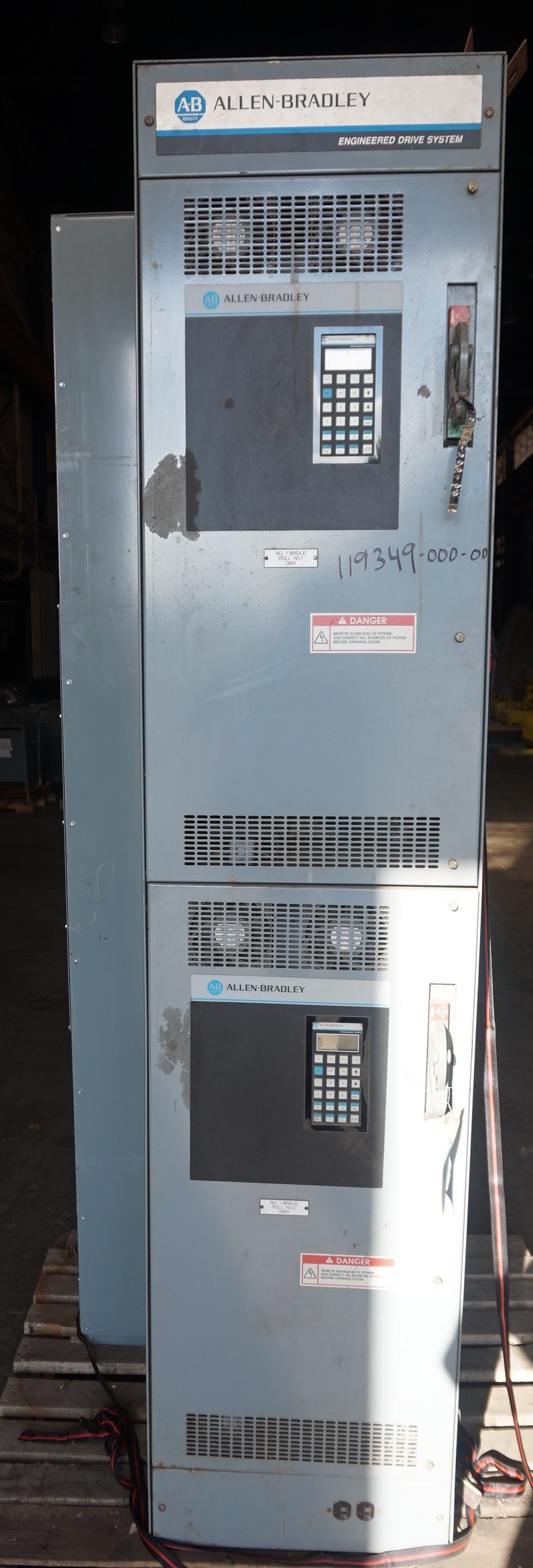 (2) 20 HP, ALLEN BRADLEY, BUL 1395, DC DIGITAL DRIVE