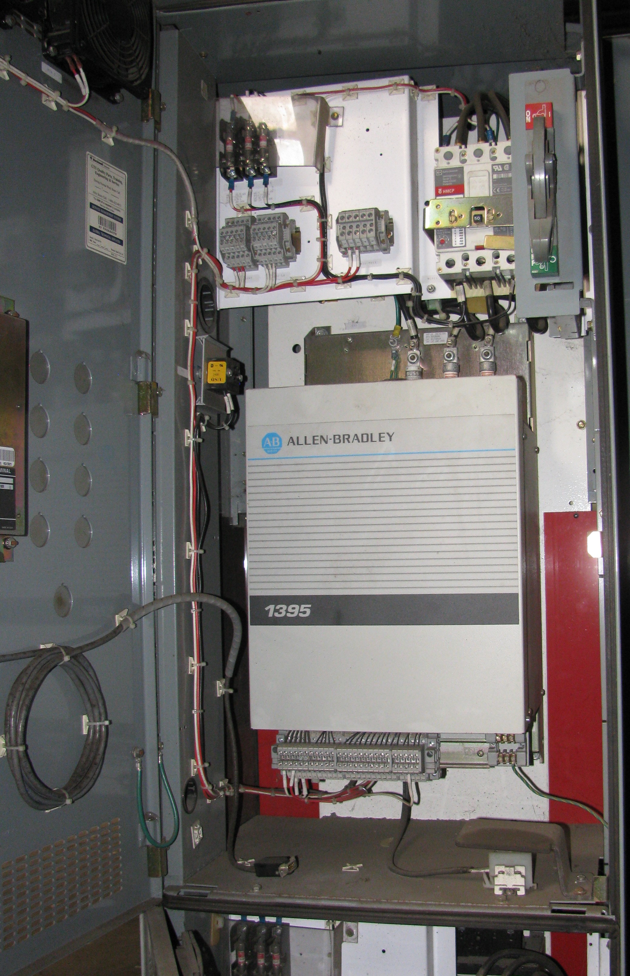 (2) 20 HP, ALLEN BRADLEY, BUL 1395, DC DIGITAL DRIVE