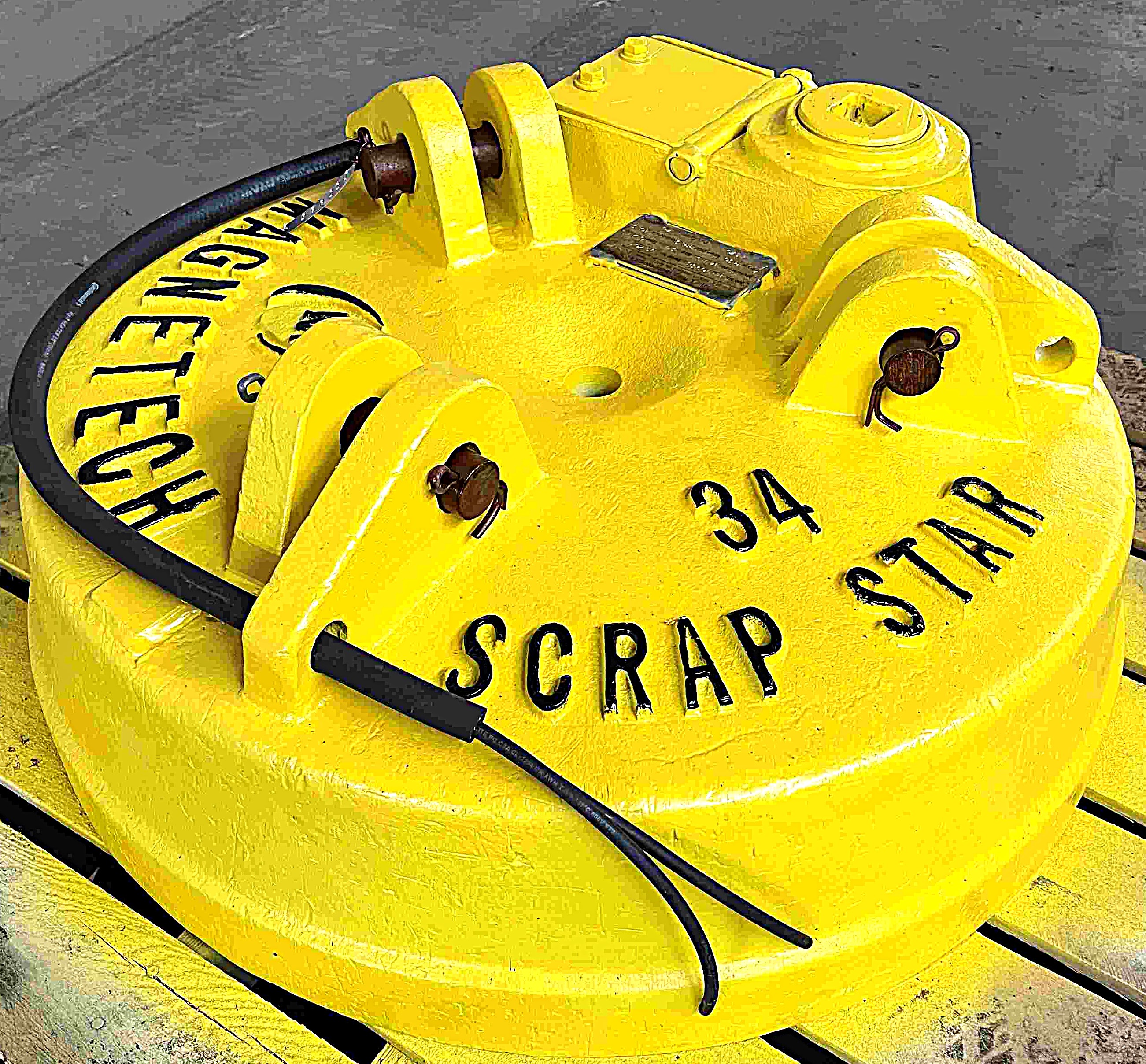34" MAGNETECH ROUND SCRAP MAGNET