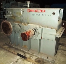 600 HP (445 KW) PHILADELPHIA GEAR PARALLEL GEAR REDUCER / SPEED REDUCER ...